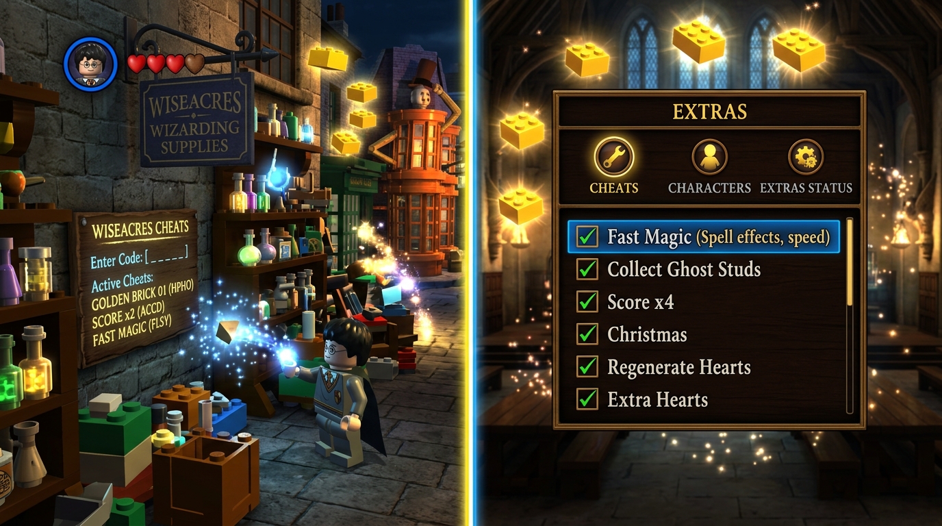 LEGO Harry Potter Cheats: Complete Codes List (Years 1-4 & 5-7 ...