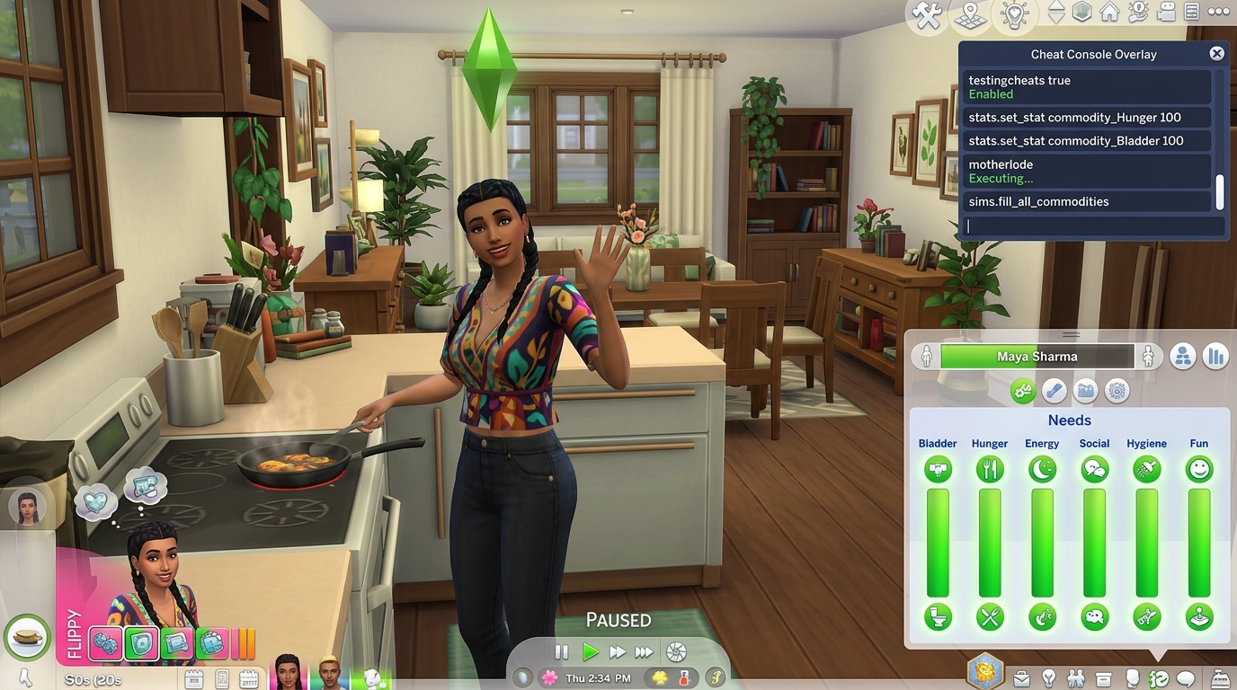 The Sims 4: How To Cheat Needs — GamesRead.com
