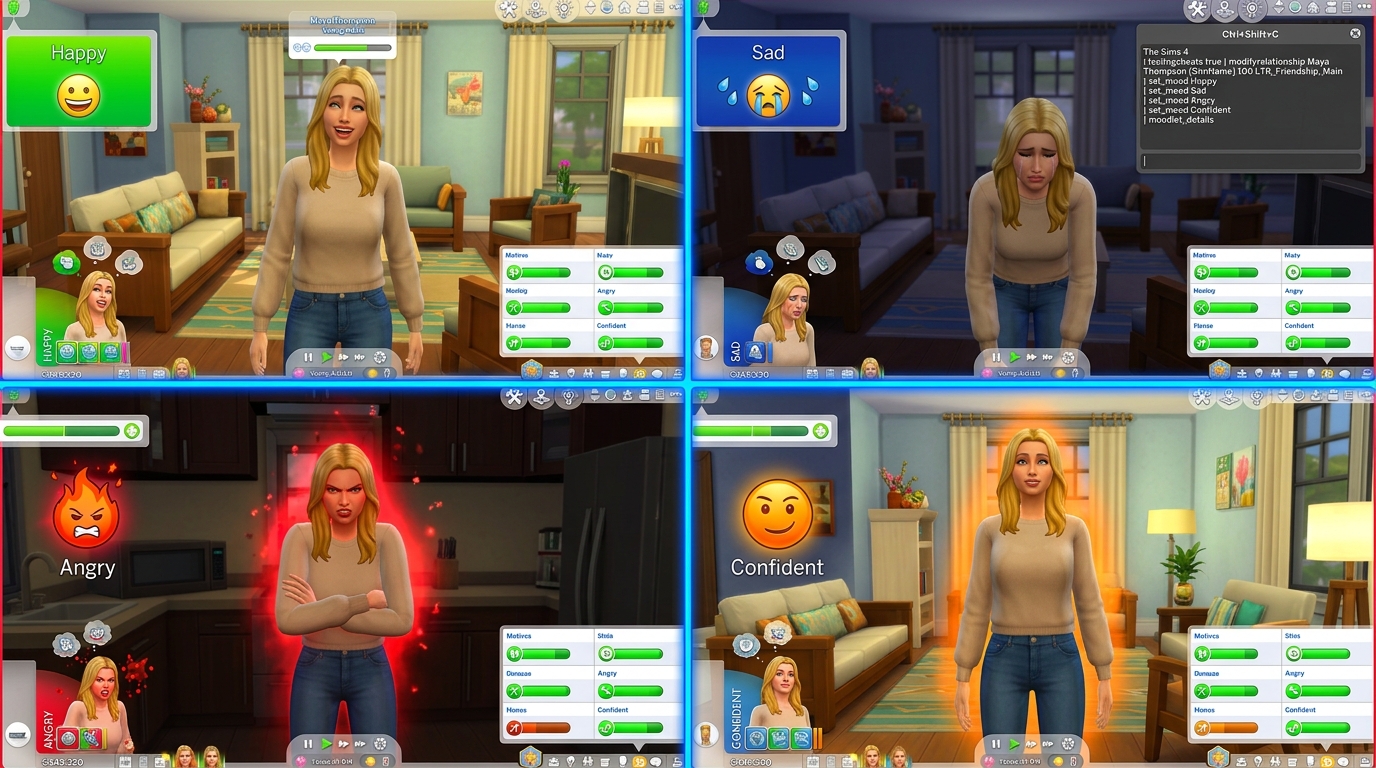 The Sims 4: Best Mood Cheats – Complete List & How to Use — GamesRead.com