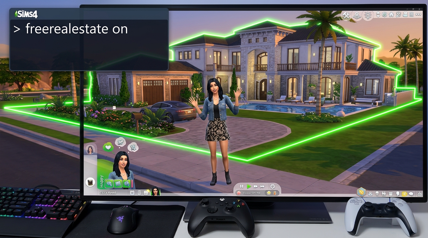 The Sims 4: How to Use Free Real Estate Cheat — GamesRead.com